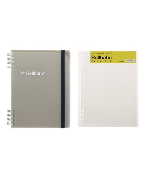 Rollbahn FLEXIBLE（ロルバーン フレキシブル）の「【旅するロルバーン】ロルバーン フレキシブル カバー 360° クリアポケットL 2点セット（ロルバーン フレキシブル ...