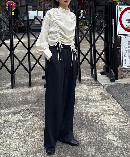 【セール】Shiny gathered blouse（シャツ/ブラウス）｜STELLA FISH（ステラフィッシュ）のファッション通販 ...