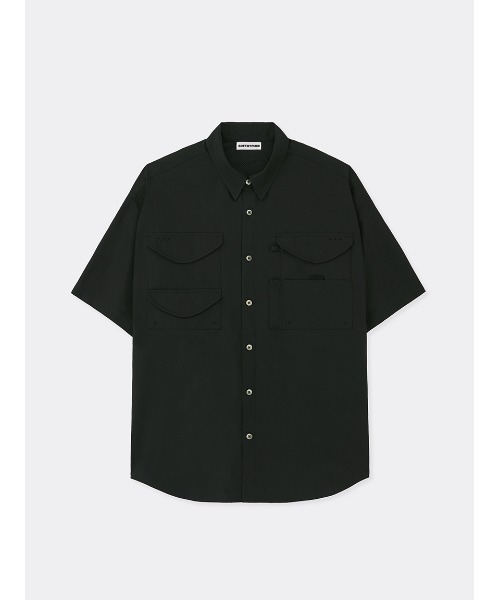 SOFTHYPHEN（ソフトハイフン）の「MULTI POCKETS OVERSIZED S/S SHIRT（シャツ/ブラウス）」 - WEAR