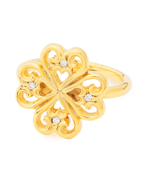 BILL WALL LEATHER（ビルウォールレザー）の「Bill Wall Leather / Heart Clover Ring ...