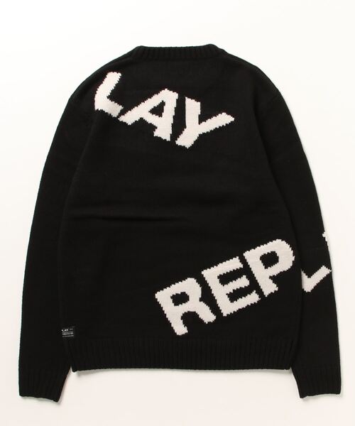 REPLAY（リプレイ）の「REPLAYロゴジャガードセーター（ニット/セーター）」 - WEAR