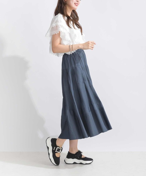 PICCIN（ピッチン）の「【WEB限定】ブロードレースラッフルスリーブプルオーバー（Tシャツ/カットソー）」 - WEAR