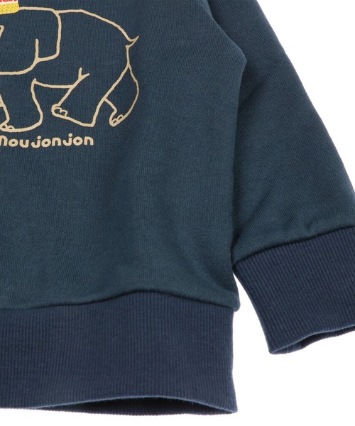 Moujonjon（ムージョンジョン）の「＜日本製＞moujonjon裏毛アニマルモチーフトレーナー（スウェット）」 - WEAR