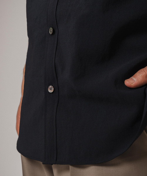 EDIFICE（エディフィス）の「EVALET ストレッチ バンドカラーシャツ（シャツ/ブラウス）」 - WEAR