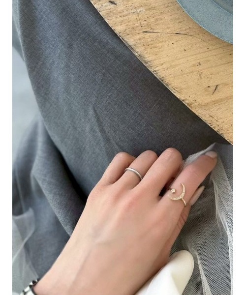 swane（スワネ）の「moon star ring（リング）」 - WEAR