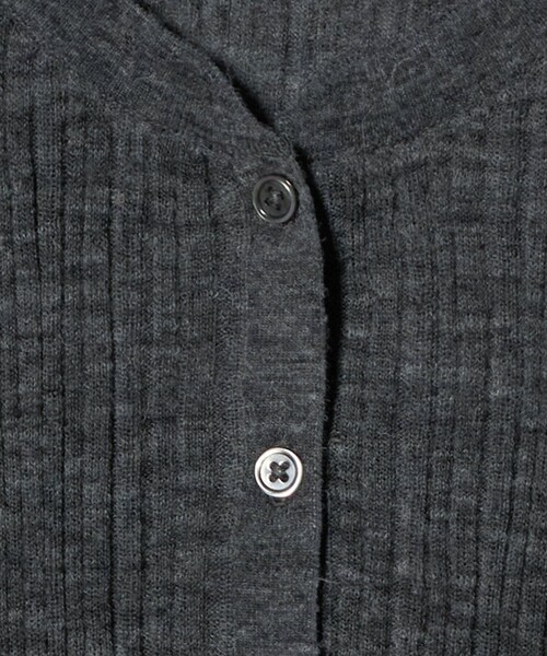 セール】アルパカブレンド ランダムリブ ヘンリーネックプルオーバー