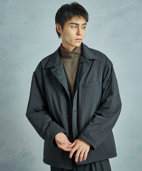 セール】【50th Anniv . 中田 慎介】WOOL x NYLON REVERSIBLE JACKET