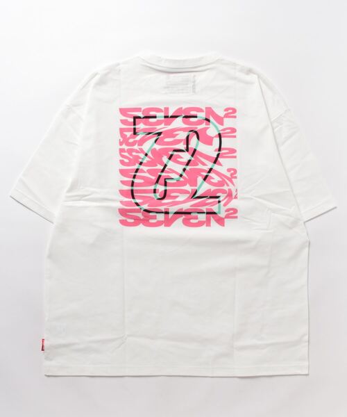 SEVEN2（セブンツー）の「SEVEN2 セブンツー 半袖 ブランド ロゴ バックプリント ストリート 男女兼用 クルーネック Tシャツ（T ...