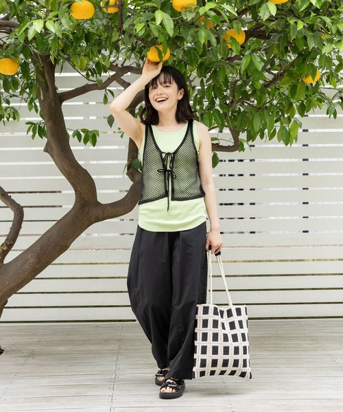 niko and...（ニコアンド）の「キラキラメッシュキャミソール（キャミソール）」 - WEAR