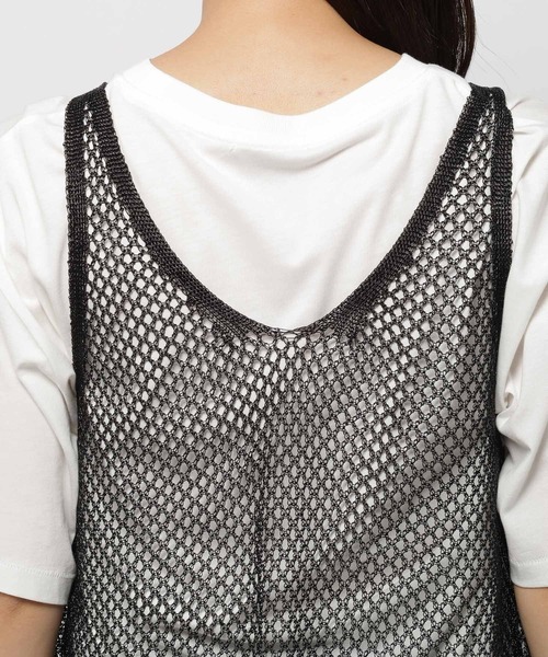 niko and...（ニコアンド）の「キラキラメッシュキャミソール（キャミソール）」 - WEAR