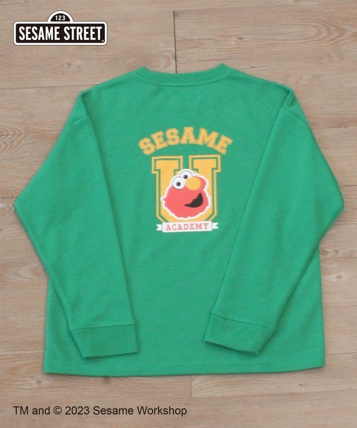 Hi! ONLINE STORE（ハイオンラインストア）の「【SESAME STREET】エルモバックプリントスウェットロンT（スウェット ...