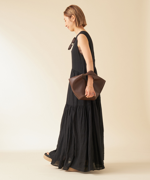 plage（プラージュ）の「Linen Tiered ドレス（ワンピース）」 - WEAR