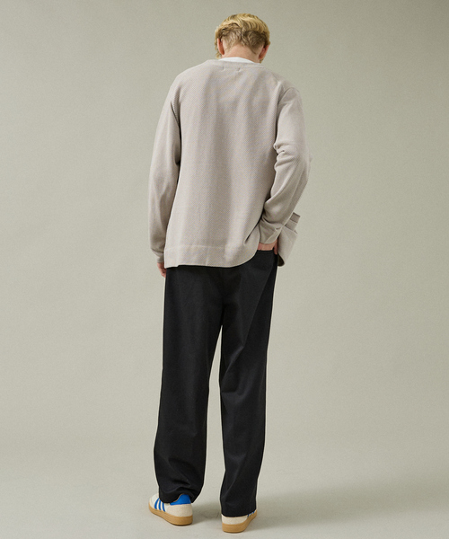 セール】バイアスジャガード 1ボタン カーディガン（カーディガン