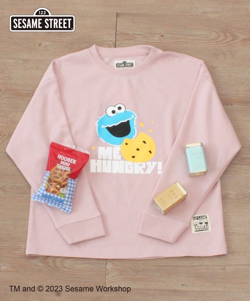 Hi! ONLINE STORE（ハイオンラインストア）の「【SESAME STREET】クッキーモンスタースウェットロンT（スウェット ...