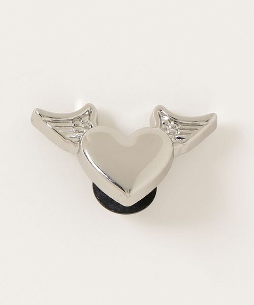 crocs（クロックス）の「crocs Jibbitz Silver Metal Heart and Wings (MULTI)（シューズ ...