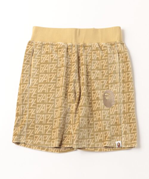 A BATHING APE（アベイシングエイプ）の「BAPE LOGO MONOGRAM VELOUR SHORTS M（その他パンツ ...
