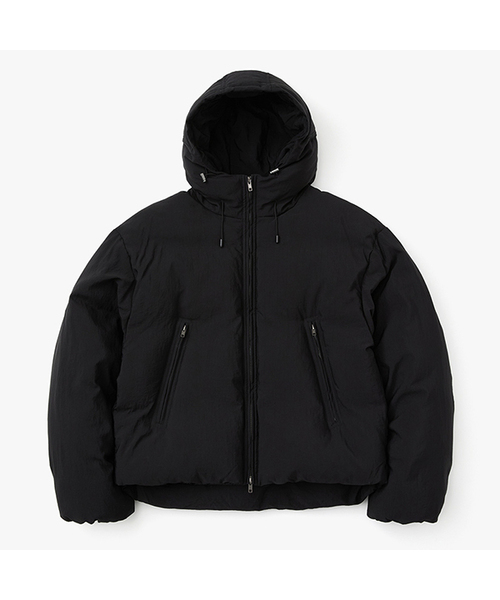 Nylon Hooded Duck Down Padding - BLACK（ダウンジャケット/コート）｜LEMARD（ルマード）の ...