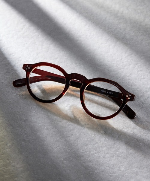 SETUP7（セットアップセブン）の「【SETUP7】ボストン×ウェリントン クリアレンズ だてメガネ UVカット TNY（メガネ）」 - WEAR