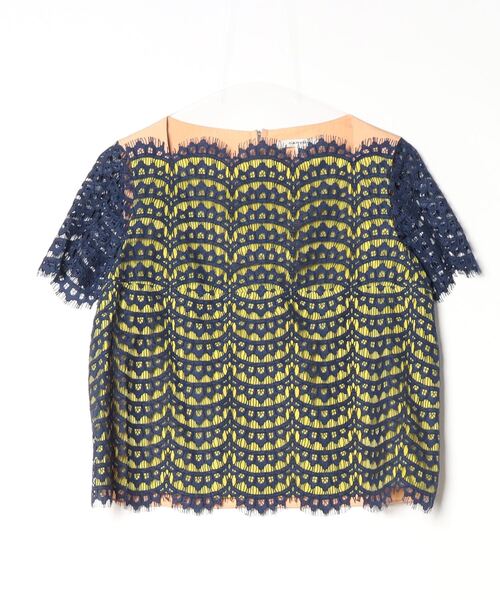 【セール/ブランド古着】レース半袖ブラウス（シャツ/ブラウス）｜CARVEN（カルヴェン）のファッション通販 - ZOZOUSED