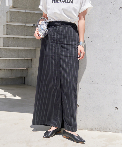 【セール】pinstripe ペンシルスカート（スカート）｜SLOBE IENA（スローブイエナ）のファッション通販 - ZOZOTOWN