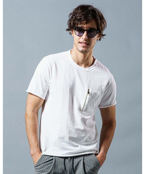 wjk（ダヴルジェイケイ）の「slab pocket-T（Tシャツ/カットソー）」 - WEAR