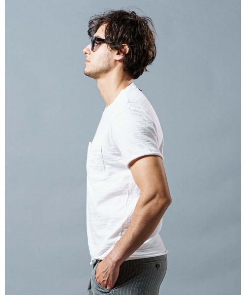 wjk（ダヴルジェイケイ）の「slab pocket-T（Tシャツ/カットソー）」 - WEAR