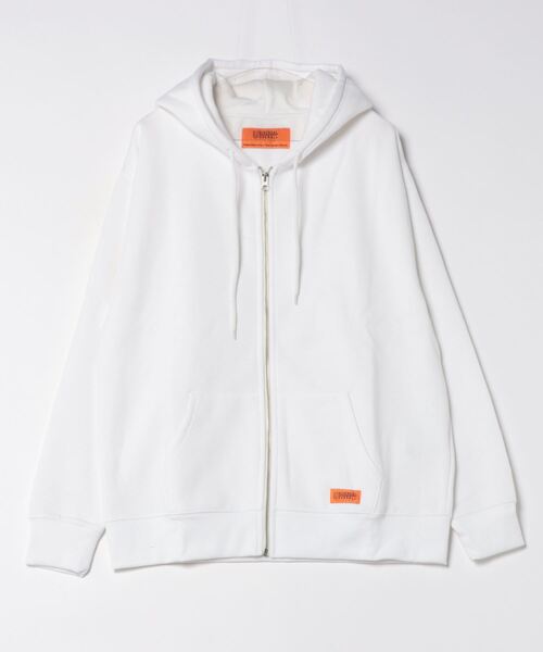 UNIVERSAL OVERALL（ユニバーサルオーバーオール）の「【UNIVERSAL OVERALL】T/C SWEAT ZIP HOODIE / 裏起毛スウェットジップアップパーカー ...