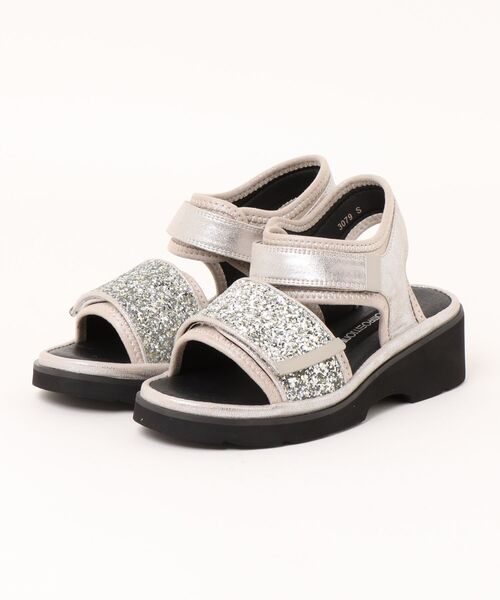 Composition9（コンポジションナイン）の「グリッターストラップコンフォートサンダル（サンダル）」 - WEAR