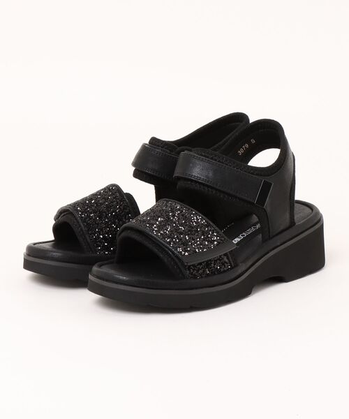 Composition9（コンポジションナイン）の「グリッターストラップコンフォートサンダル（サンダル）」 - WEAR