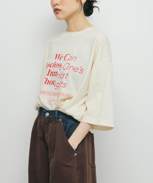 KBF（ケイビーエフ）の「フロントロゴBIGTEE（Tシャツ/カットソー）」 - WEAR