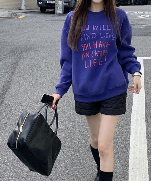 LYEON（リヨン）の「メッセージロゴスウェットプルオーバー（スウェット）」 - WEAR