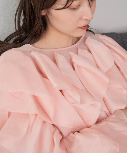 Kastane（カスタネ）の「【2024AWカタログ掲載】Romanced Ruffle Top（シャツ/ブラウス）」 - WEAR