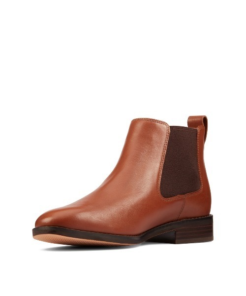 Clarks（クラークス）の「Ria Chelsea / リアチェルシー（タンレザー）（ブーツ）」 - WEAR