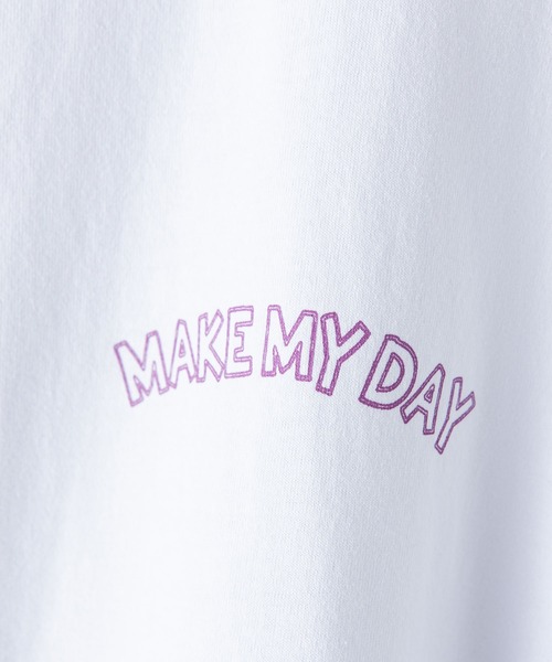 UNIIT（ユニット）の「【UNIIT/ユニット】 別注 袖プリント ロンT おじさんプリント 発泡プリント レイヤード（Tシャツ/カットソー ...