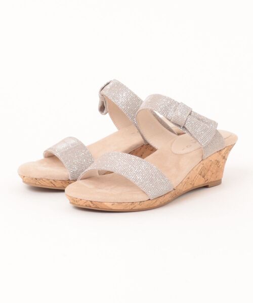 MELMO（メルモ）の「リボンモチーフコルクミュールサンダル（サンダル）」 - WEAR