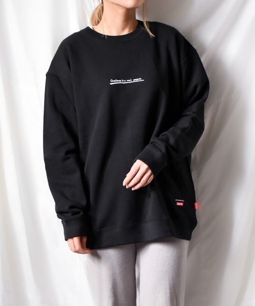 Naked Rust and other POEMS（ネイキッドラストアンドアザーポエムス）の「/Naked Rust and other POEMS/手書きプリント クルーネックスウェット ...