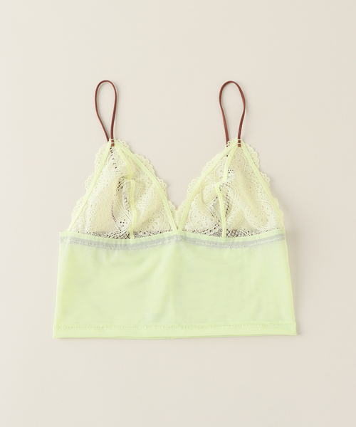 overneath（オーバーニース）の「OVERNEATH Bra043 レース X ネット：ブラ（ブラジャー）」 - WEAR