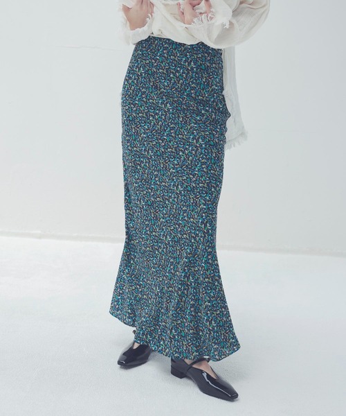 abstract pattern narrow skirt(アブストラクトパターンナロースカート)（スカート）｜DRESSLAVE（ドレス ...