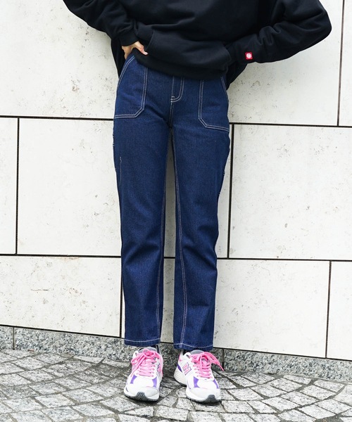 RVCA（ルーカ）の「RVCA レディース RECESSION DENIM PANT デニムパンツ【2022年秋冬モデル】/ルーカボトムス ...