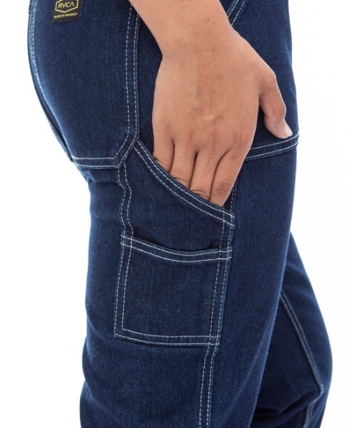 RVCA（ルーカ）の「RVCA レディース RECESSION DENIM PANT デニムパンツ【2022年秋冬モデル】/ルーカボトムス ...