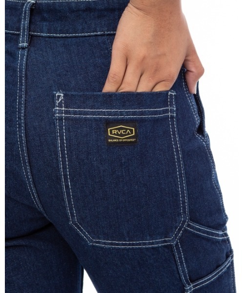 RVCA（ルーカ）の「RVCA レディース RECESSION DENIM PANT デニムパンツ【2022年秋冬モデル】/ルーカボトムス ...