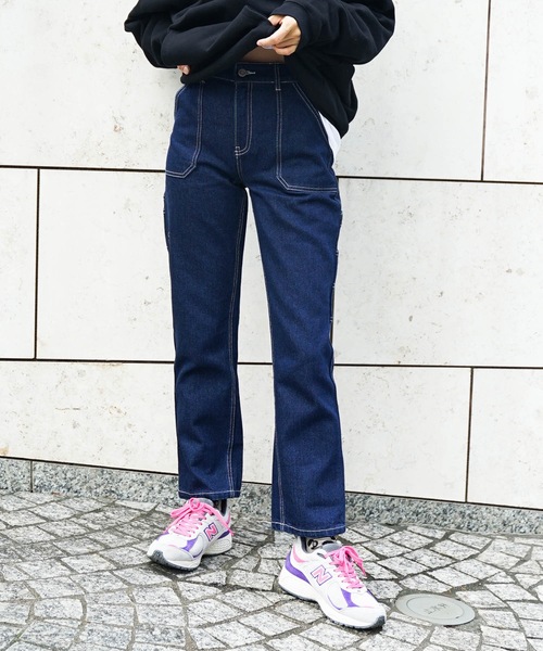 RVCA（ルーカ）の「RVCA レディース RECESSION DENIM PANT デニムパンツ【2022年秋冬モデル】/ルーカボトムス ...