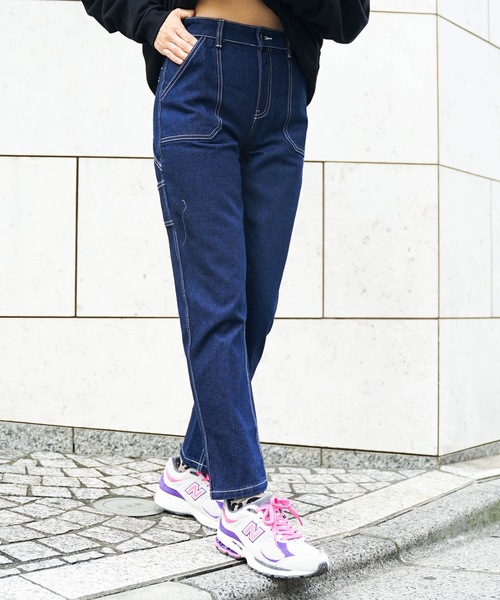 RVCA（ルーカ）の「RVCA レディース RECESSION DENIM PANT デニムパンツ【2022年秋冬モデル】/ルーカボトムス ...