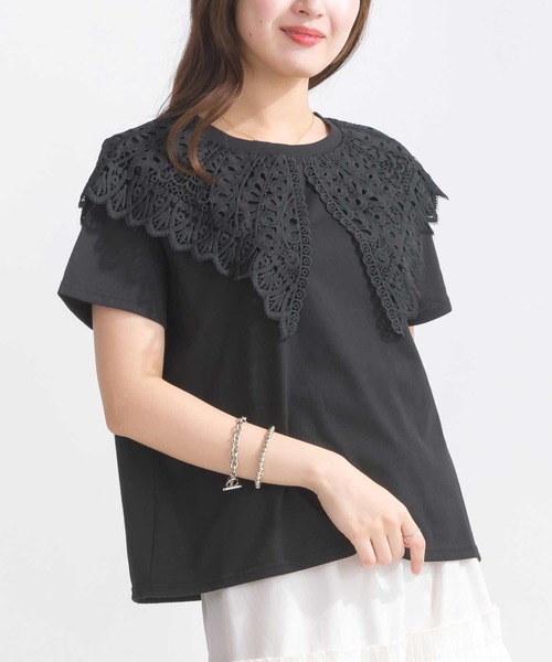 PICCIN（ピッチン）の「【WEB限定】ビッグカラー天竺Tシャツ（Tシャツ/カットソー）」 - WEAR