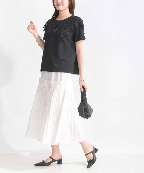 PICCIN（ピッチン）の「【WEB限定】ビッグカラー天竺Tシャツ（Tシャツ/カットソー）」 - WEAR