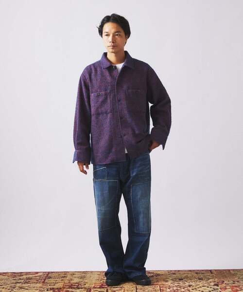 セール】ビッグ ヘリンボン CPO シャツ ジャケット（シャツ/ブラウス