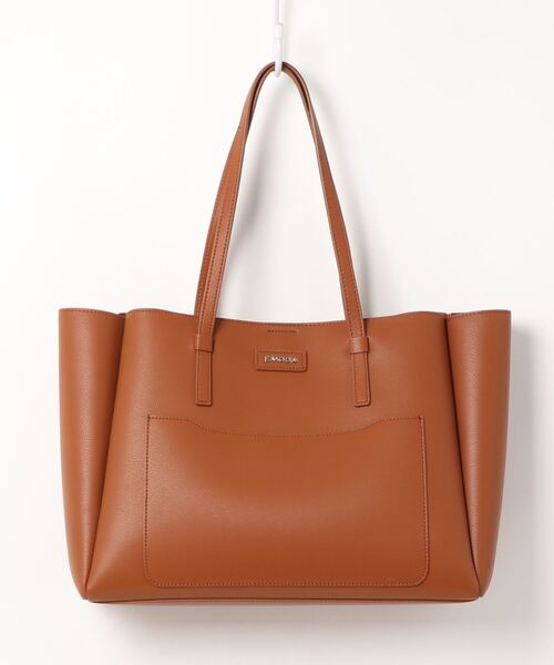 EMODA（エモダ）の「EMODA/エモダ ダブルフェイスフェイクレザーA4トートバッグ（トートバッグ）」 - WEAR