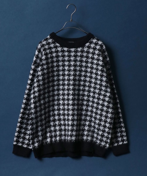ANPAS（アンパス）の「Total Pattern Shaggy Knit Pullover/総柄 シャギーニット プルオーバー（ニット ...