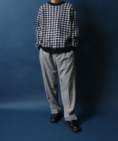 ANPAS（アンパス）の「Total Pattern Shaggy Knit Pullover/総柄 シャギーニット プルオーバー（ニット ...