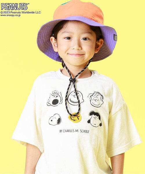 PEANUTS（ピーナッツ）の「PEANUTSコラボ アップリケ刺繍半袖Tシャツ（Tシャツ/カットソー）」 - WEAR